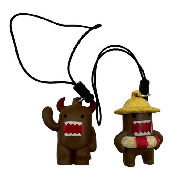 Cell Phones & Accessories | Vintage Domo Kun Phone Charm Straps Set Of ...